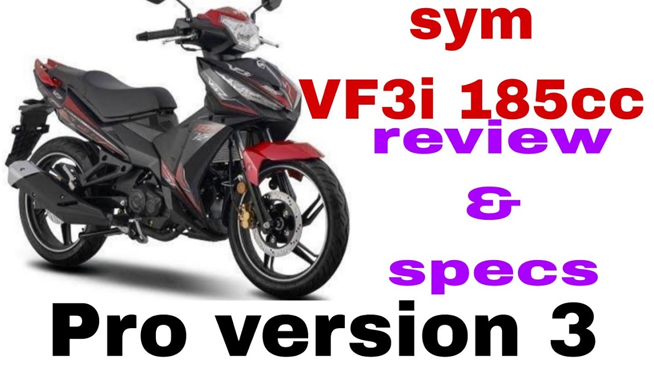 Sym VF3i 185 Pro V3 || specs & Review @mairomotourvlog1976 - YouTube