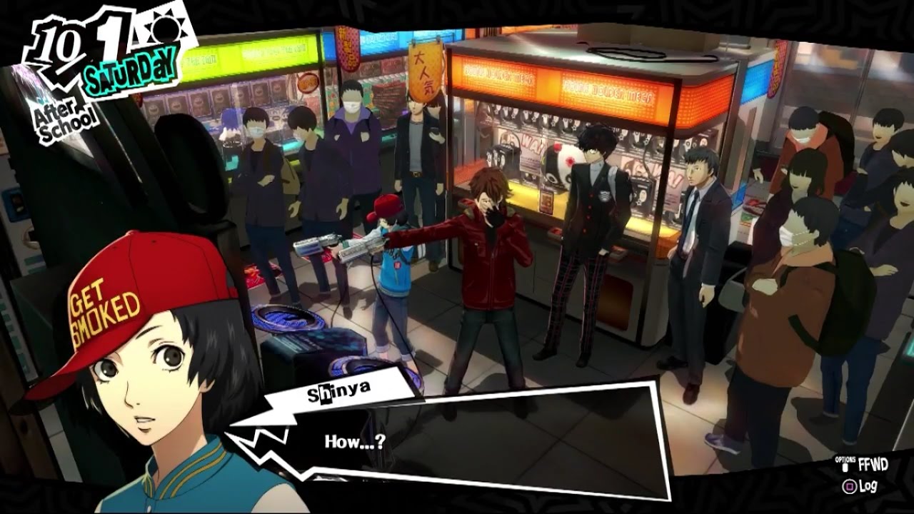 Persona 5 - Tower Confidant Rank 4 Shinya Oda Skilled Gamer - YouTube