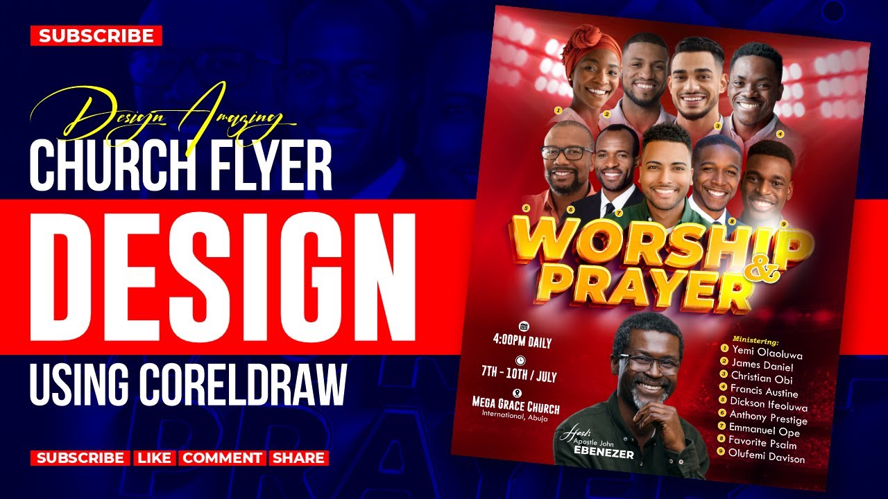 Mastering Church Flyer Design: Step-by-Step Tutorial - YouTube