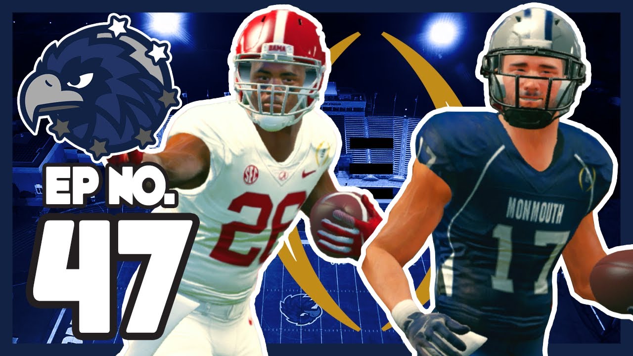 The National Championship - NCAA 14 Monmouth Hawks Prestige Dynasty Ep ...