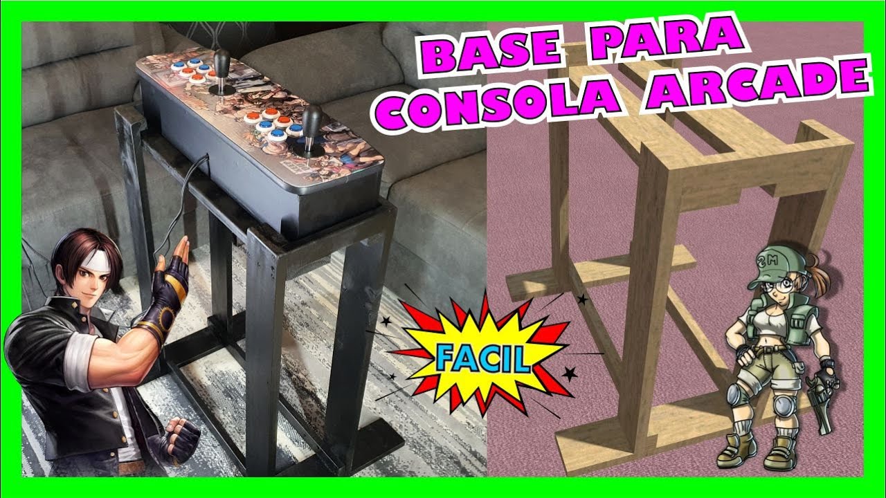 Base para CONSOLA ARCADE ¡¡ Muy Facil !!🕹🕹 - YouTube