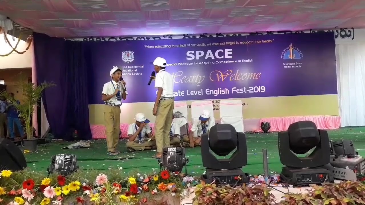 School drama performance by TSRS BOYS POCHAMPAD - YouTube