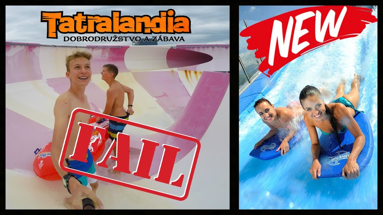 Tatralandia + Fail + Surf waves 2019 - YouTube