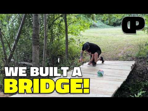 We Built a Bridge - First Homestead Project! #homestead #homesteading # ...