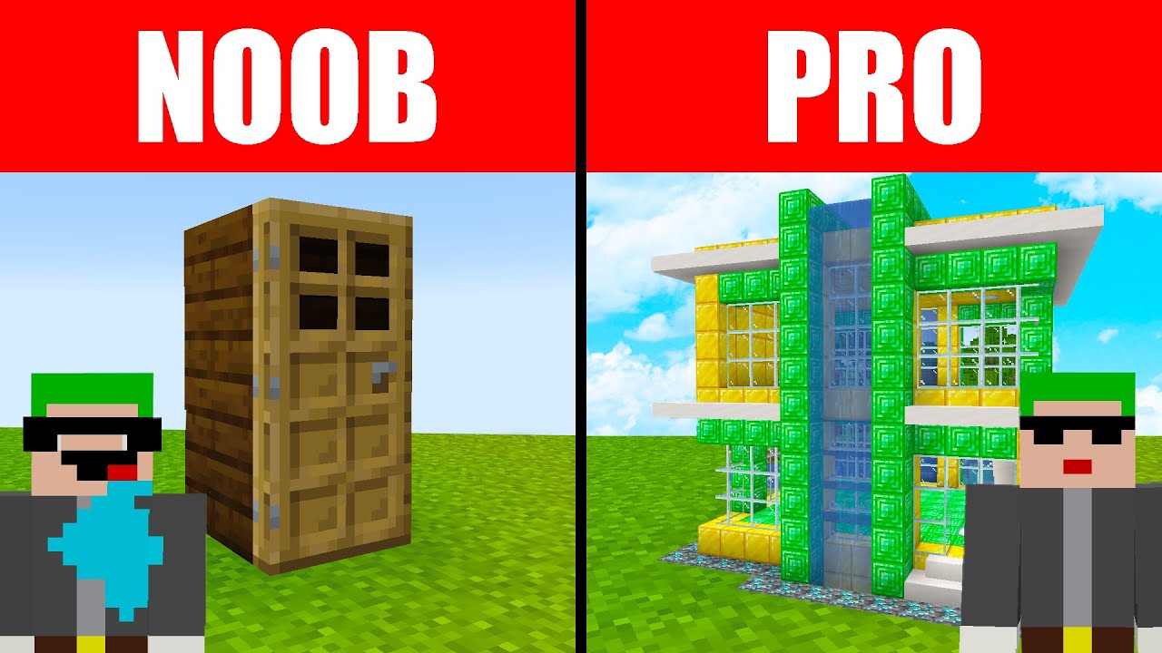 😎 PASÉ DE CASA NOOB A CASA PRO EN EL SERVER MINECRAFT SURVIVAL DE MI AMIGO! - YouTube