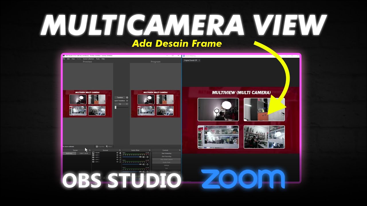 Cara Menampilkan Banyak Kamera di Zoom Meeting - Multi Camera dan Ada ...