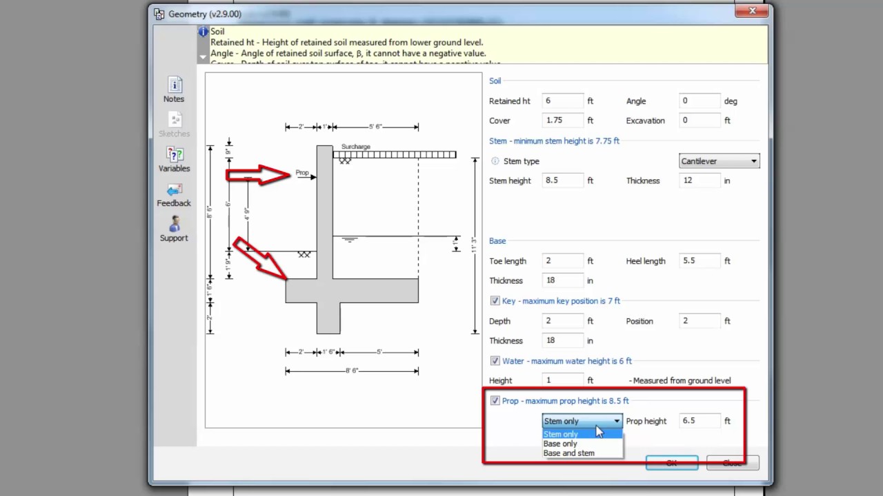 Propped Cantilever Retaining Wall Collectisale | www.oceanproperty.co.th