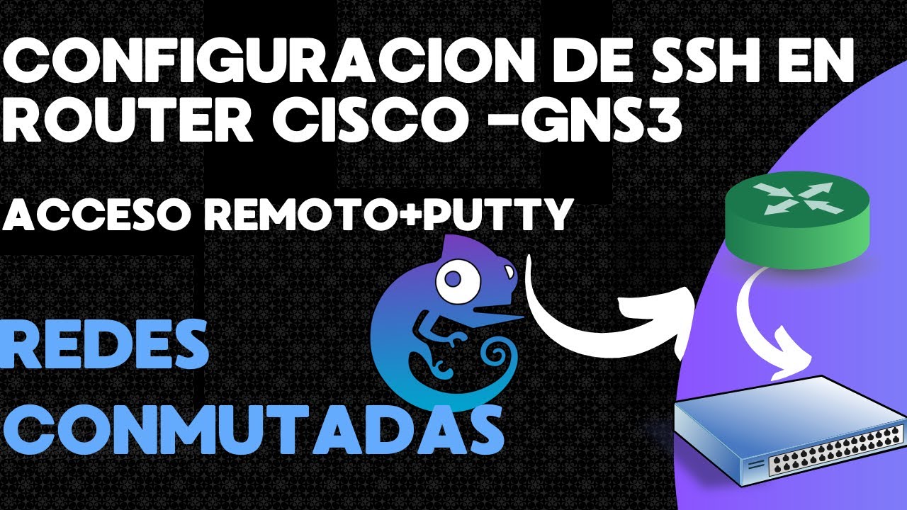 Configuracion de SSH en Router CISCO - YouTube