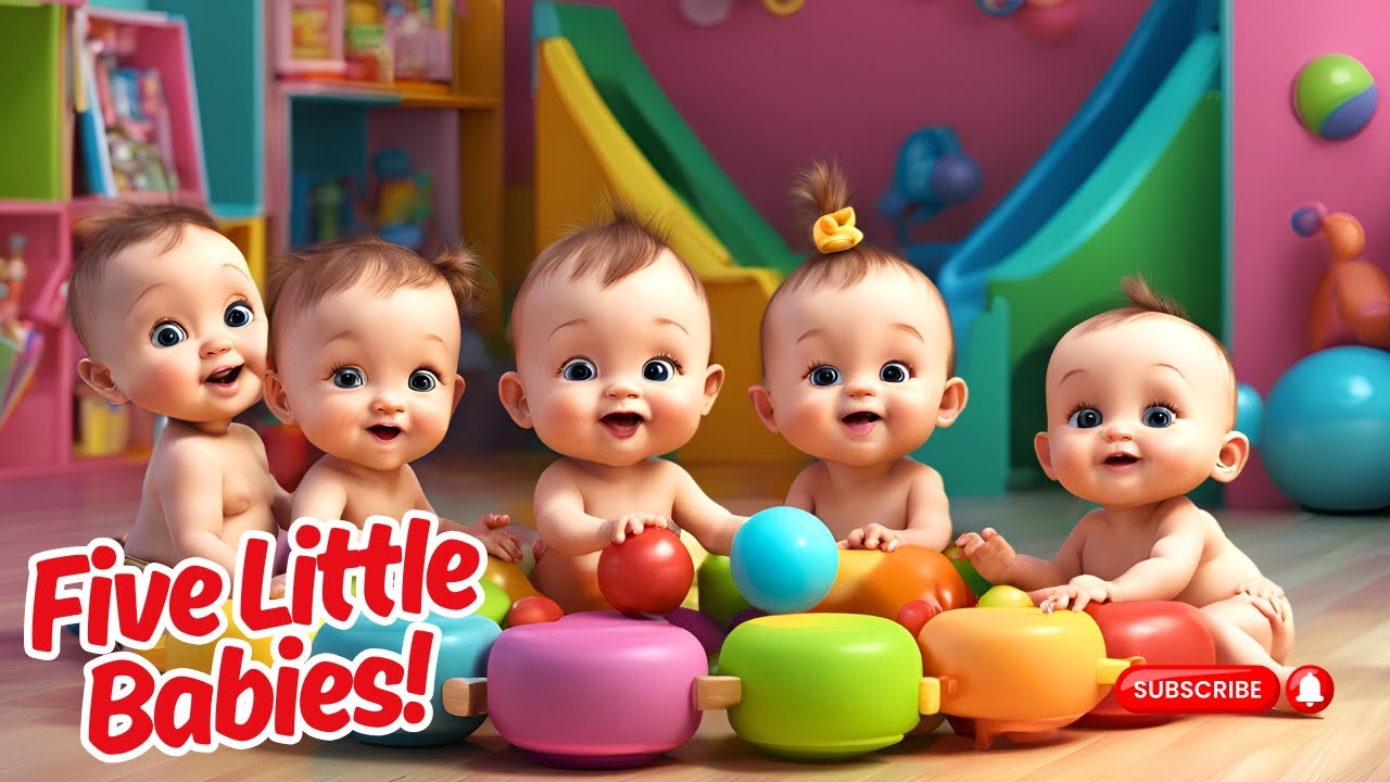Five Little Babies - Fun and Educational Nursery Rhymes for Kids - YouTube