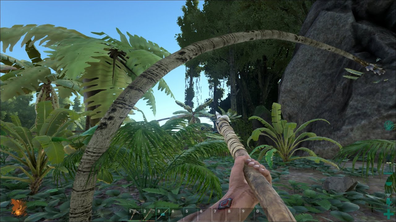 Funny Tree Glitch On Ark Survival Evolved - YouTube