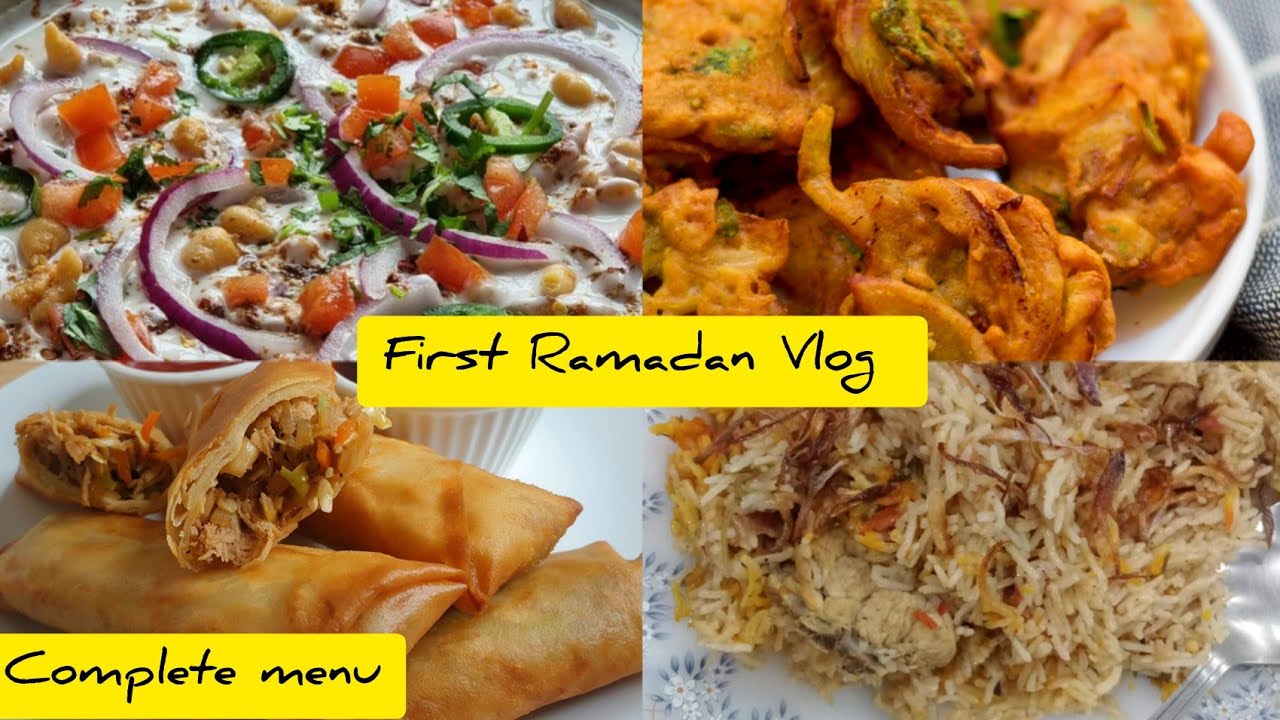 First Iftari 2024 ||My Complete Iftar Menu ||Try something new.. My ...