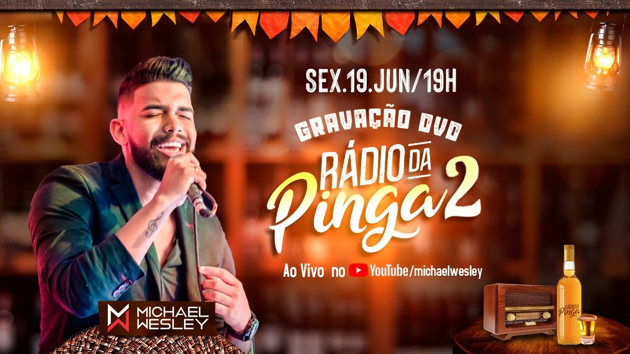 RÁDIO DA PINGA LIVE MAYCOW WESLEY - YouTube