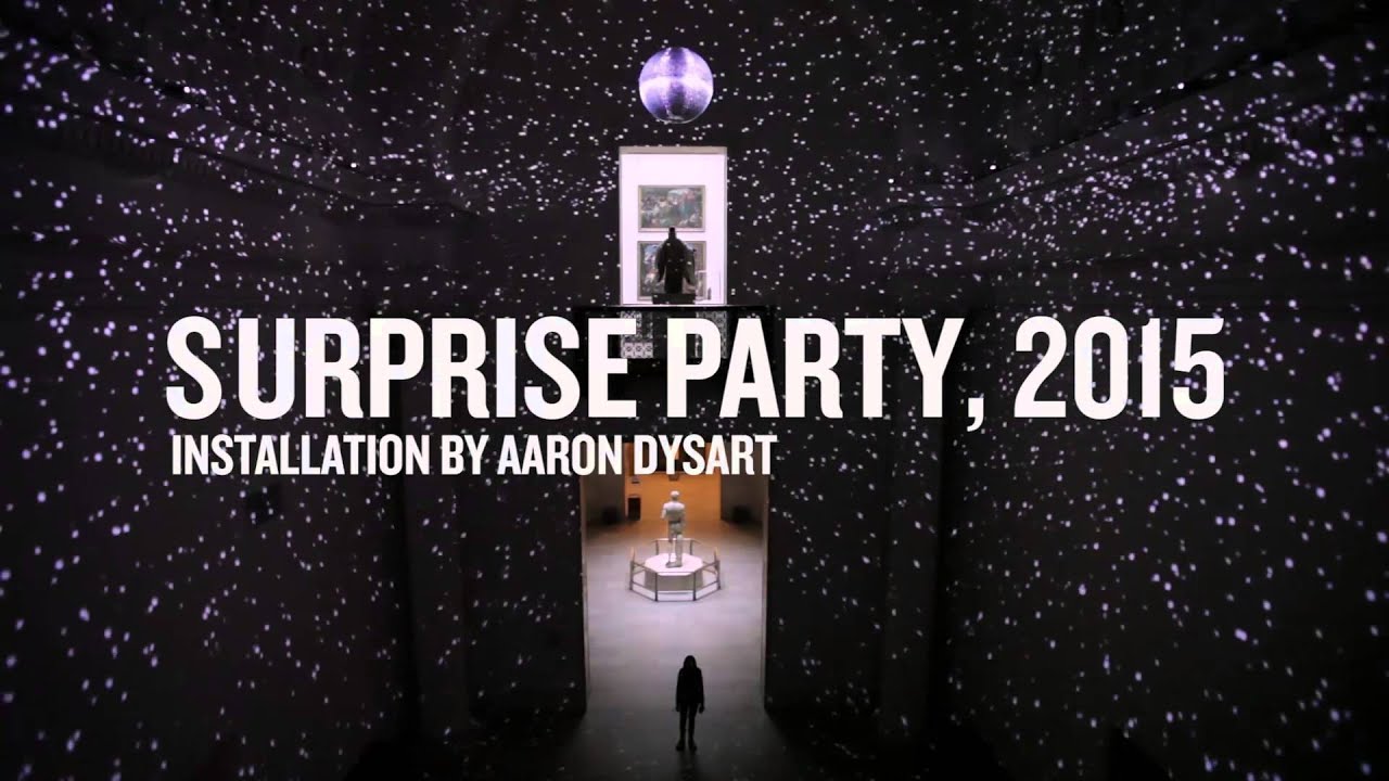 Surprise Party, an unexpected installation by Aaron Dysart - YouTube