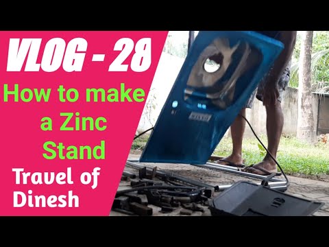 How to make a Zinc Stand - YouTube