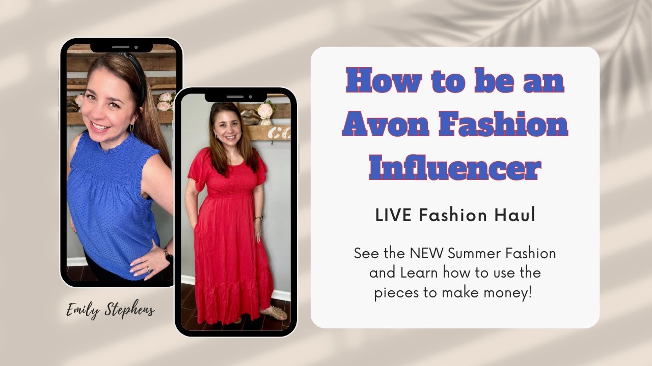 How to be an Avon Fashion Influencer - Try On Haul - YouTube