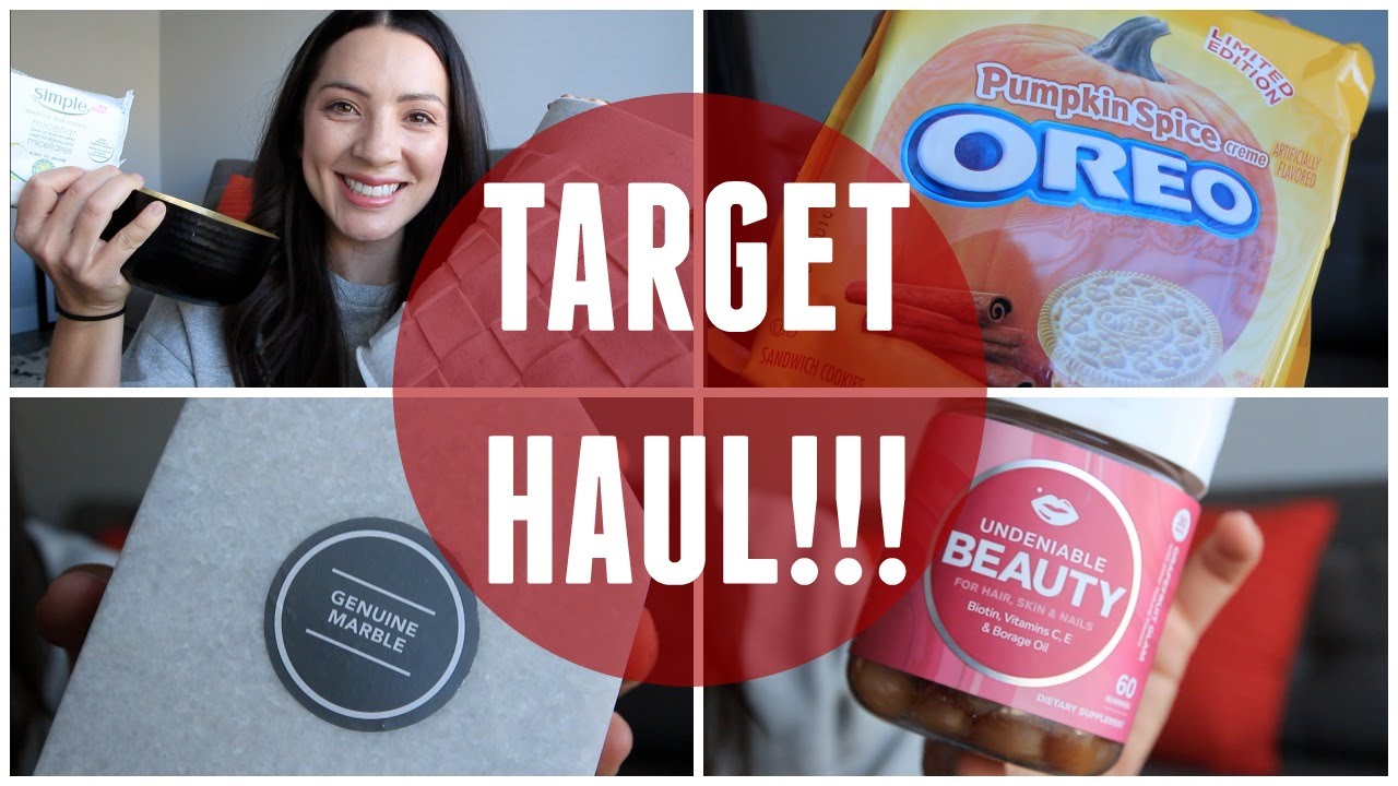 VLOGTOBER-TARGET HAUL! - YouTube