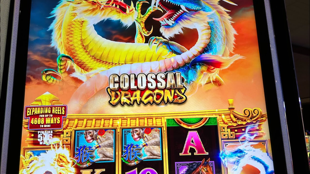 Playing Colossal dragons slots machine at Muckleshoot casino - YouTube
