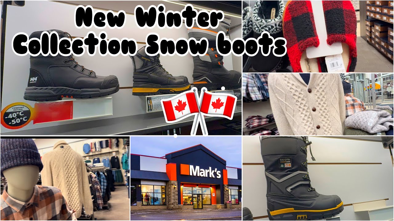 Exploring Mark's Store In Canada New Collection & Snow Boots | Black ...