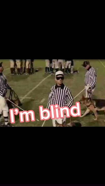 Im blind I’m deaf I wanna be a ref - YouTube