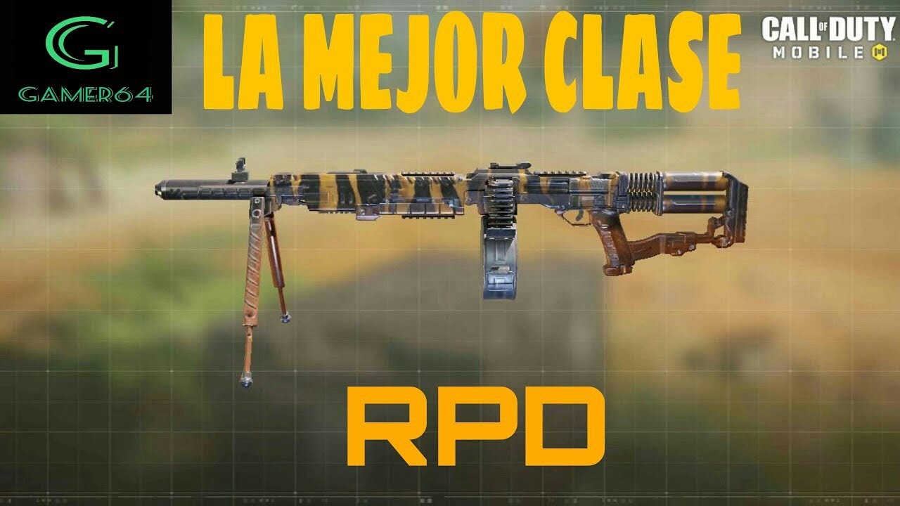 LA MEJOR CLASE PARA LA RPD COD MOBILE - YouTube