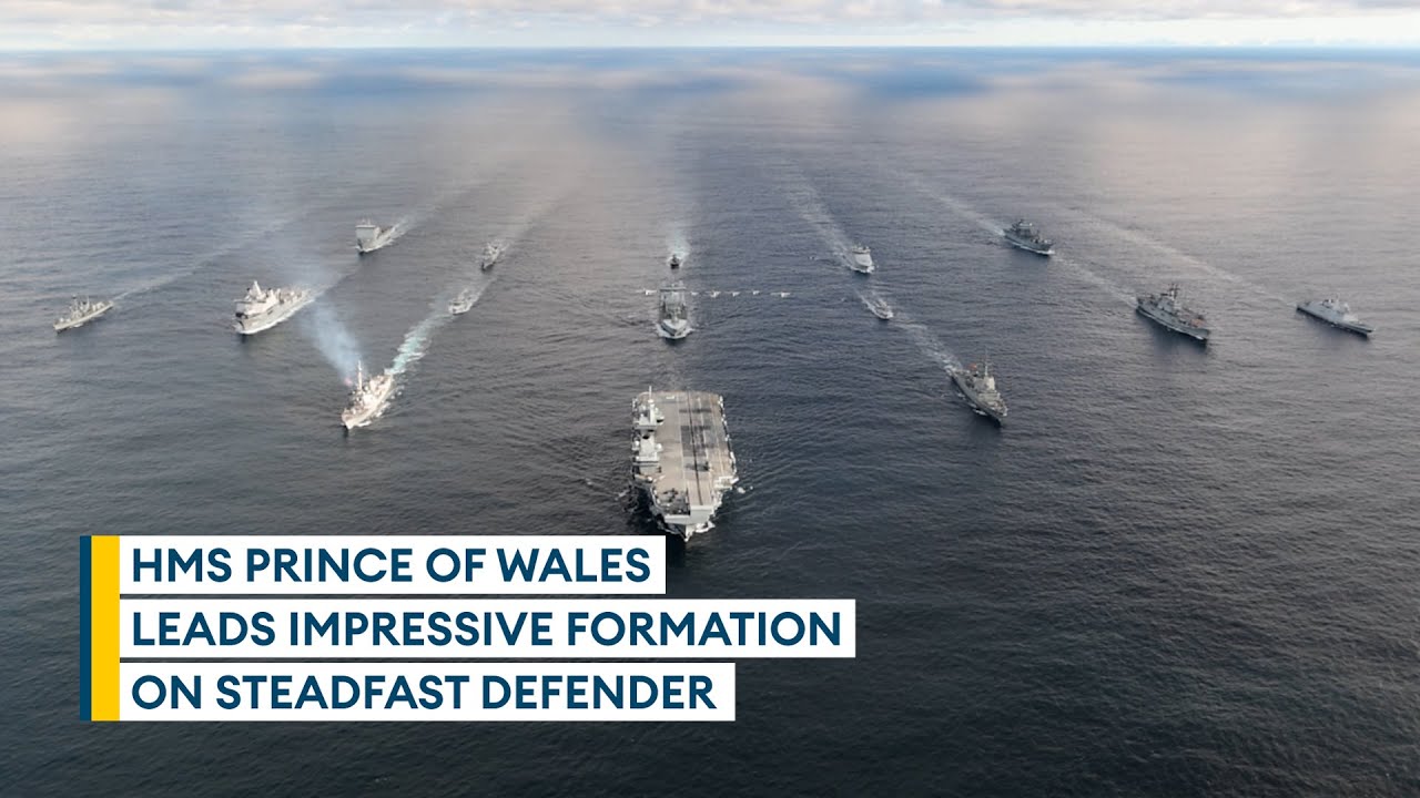 Nato flexes its muscles as huge 15-ship formation is led by Royal Navy ...
