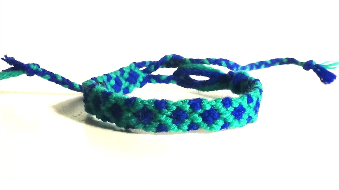 DIY Diamond Friendship Bracelet Tutorial, How to Make - YouTube