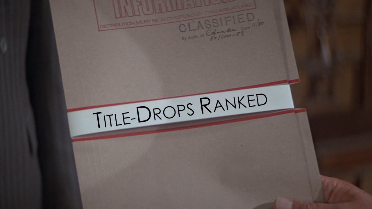 Title-Drops Ranked (Top Ten) - YouTube