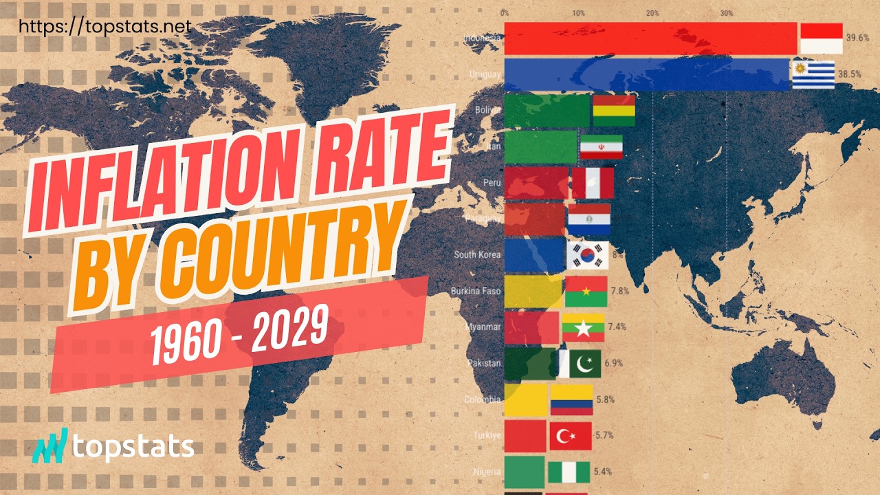 Top 15 Countries with Highest Inflation Rate | World Inflation History ...