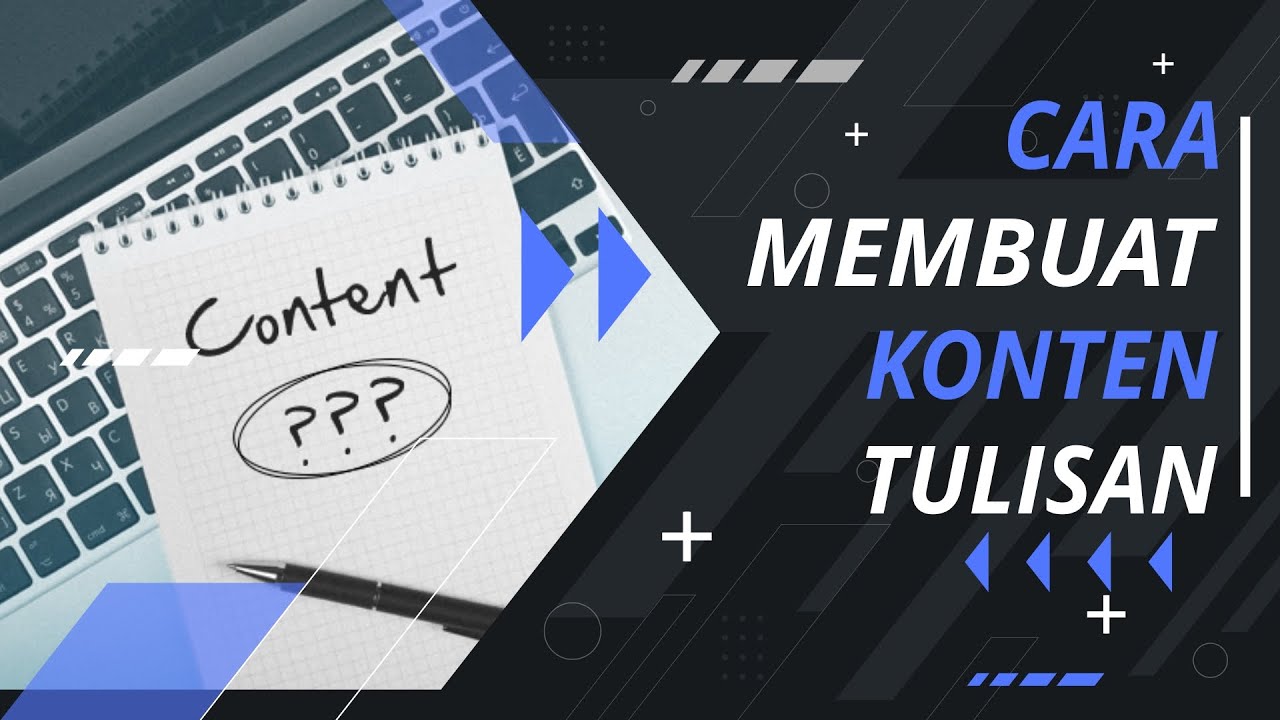 Cara Membuat Konten Tulisan - YouTube