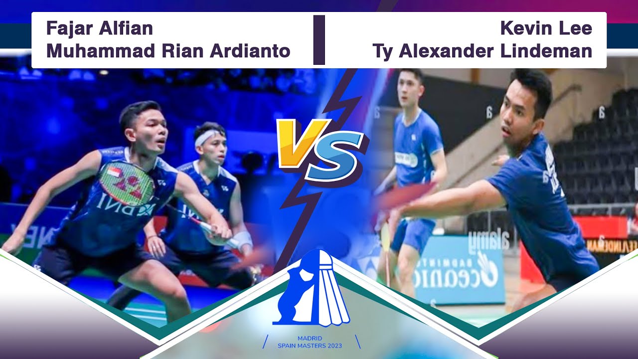 Fajar Alfian/Muhammad Rian Ardianto vs Kevin Lee/Ty Alexander Lindeman ...
