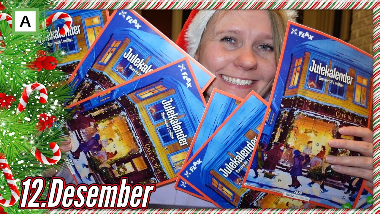 🎅 Skraper 6 Flax julekalendere! - 12.Desember 🎅 - YouTube