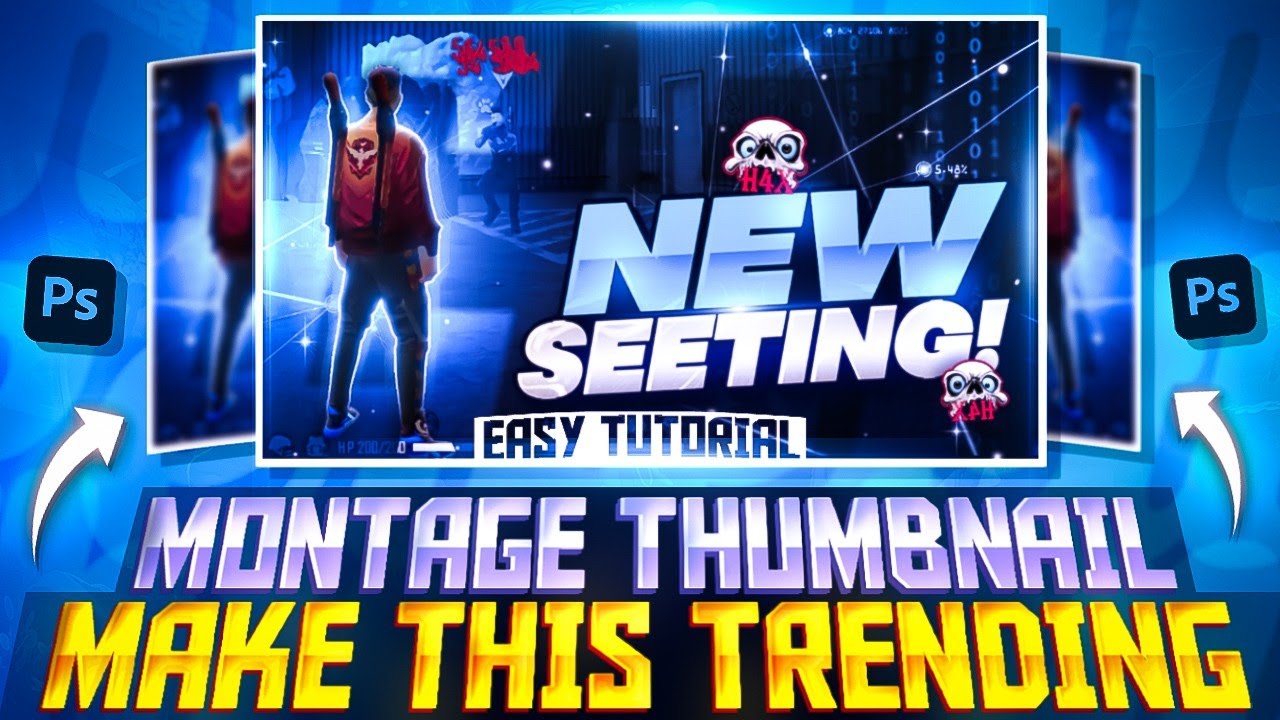 How to make thumbnail like Zerox ff And Drago Grg || Make Free Fire ...