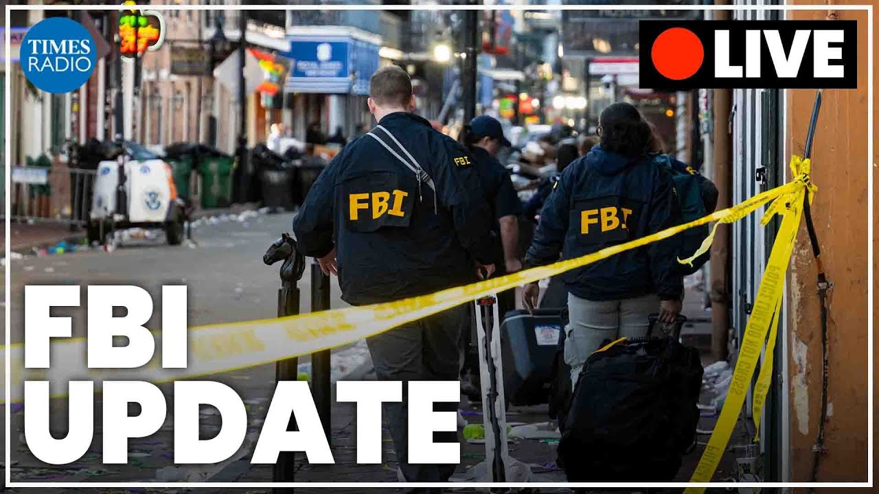 🔴LIVE: FBI update on deadly New Orleans truck attack - YouTube