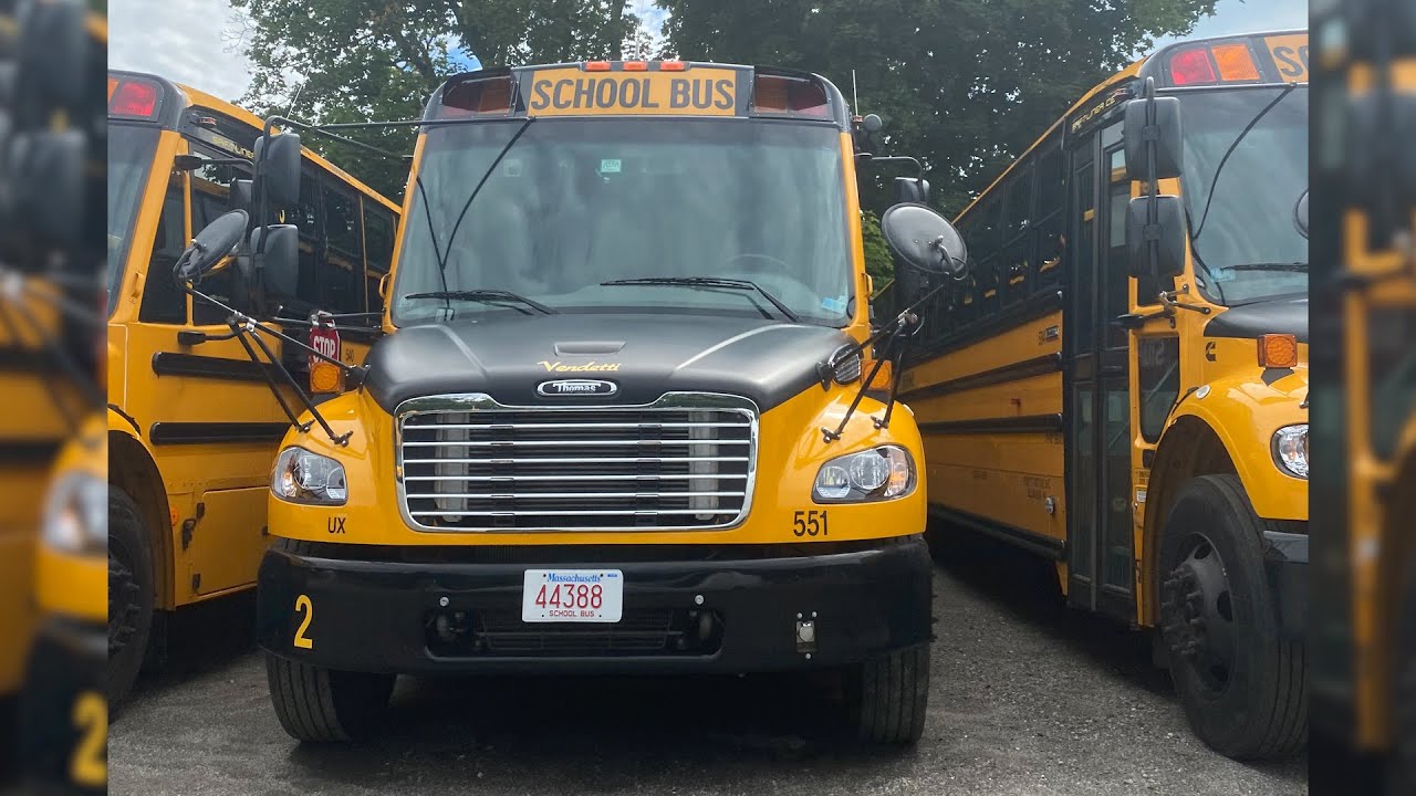 Let's Look At Some Thomas School Buses - YouTube