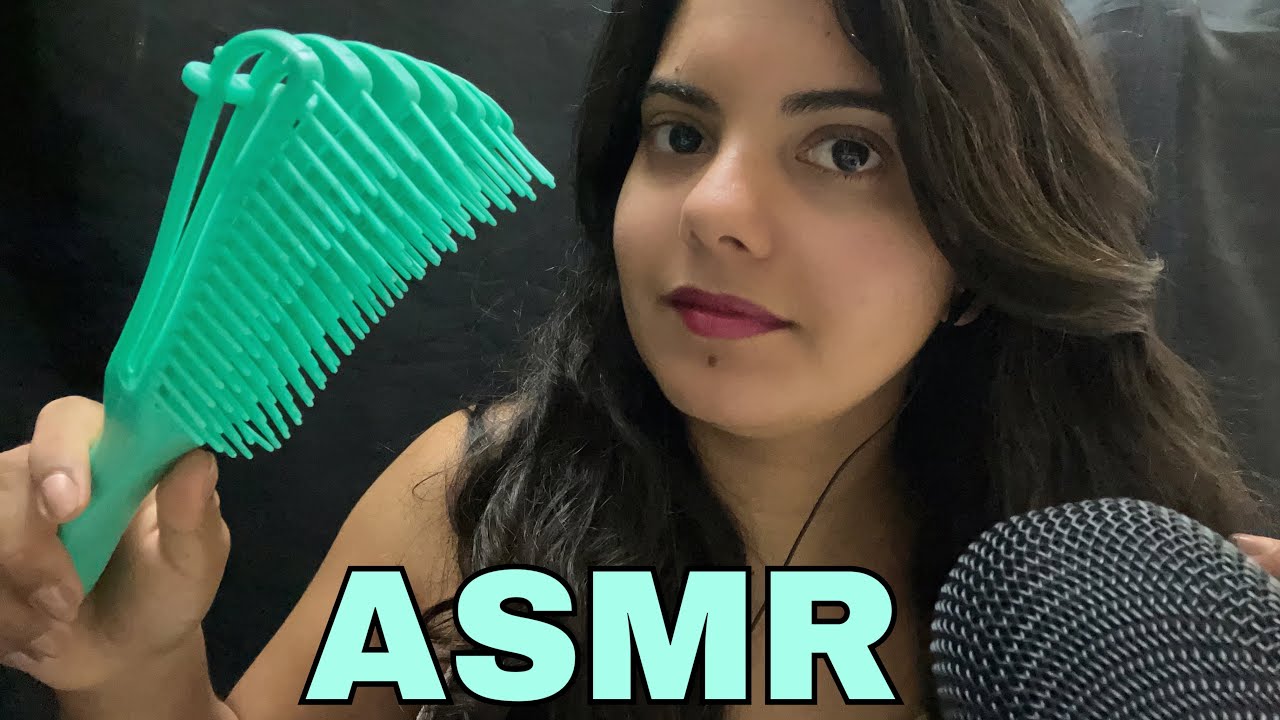 ASMR Finalizando seu CABELO CACHEADO - YouTube