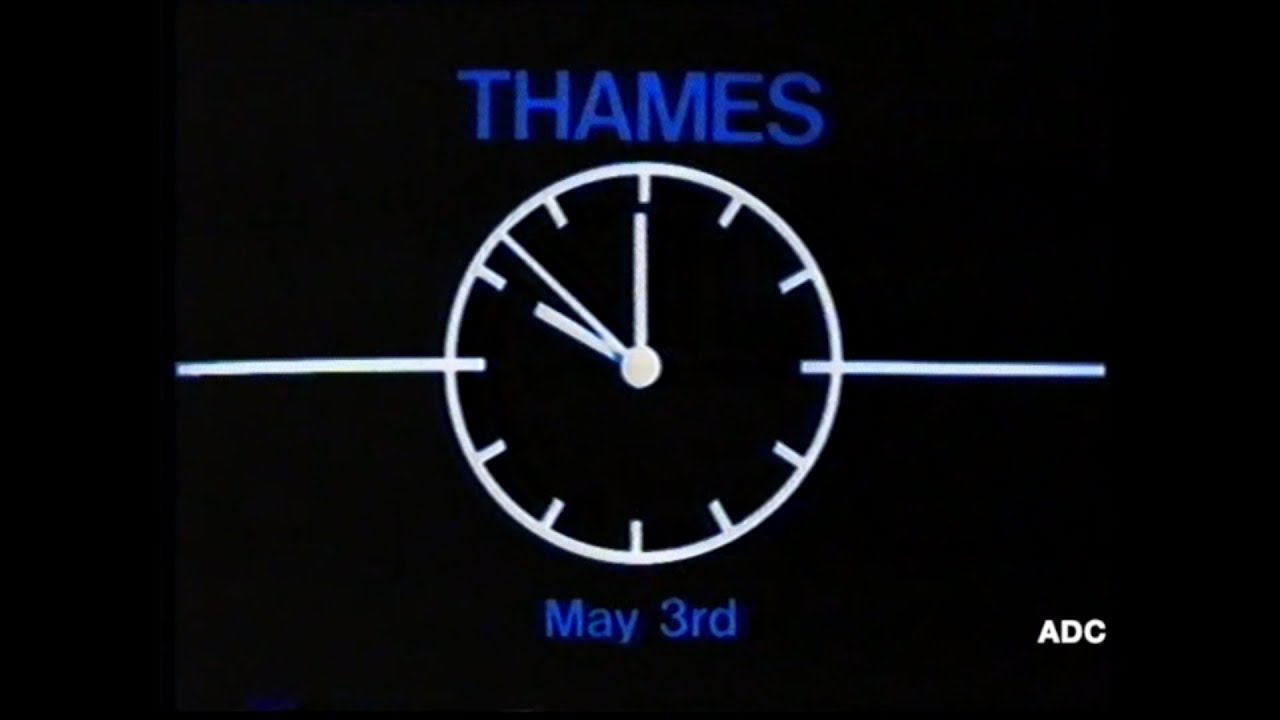 Thames adverts, ITV promo & announcer Philip Elsmore 3rd May 1988 3 of ...