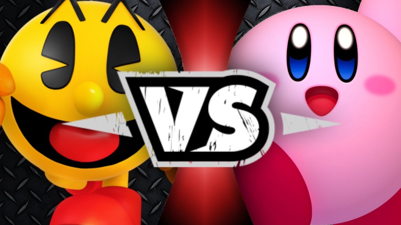 PAC-MAN VS Kirby (Namco vs Nintendo) | Awesome Cartoon Battles | Swishy ...