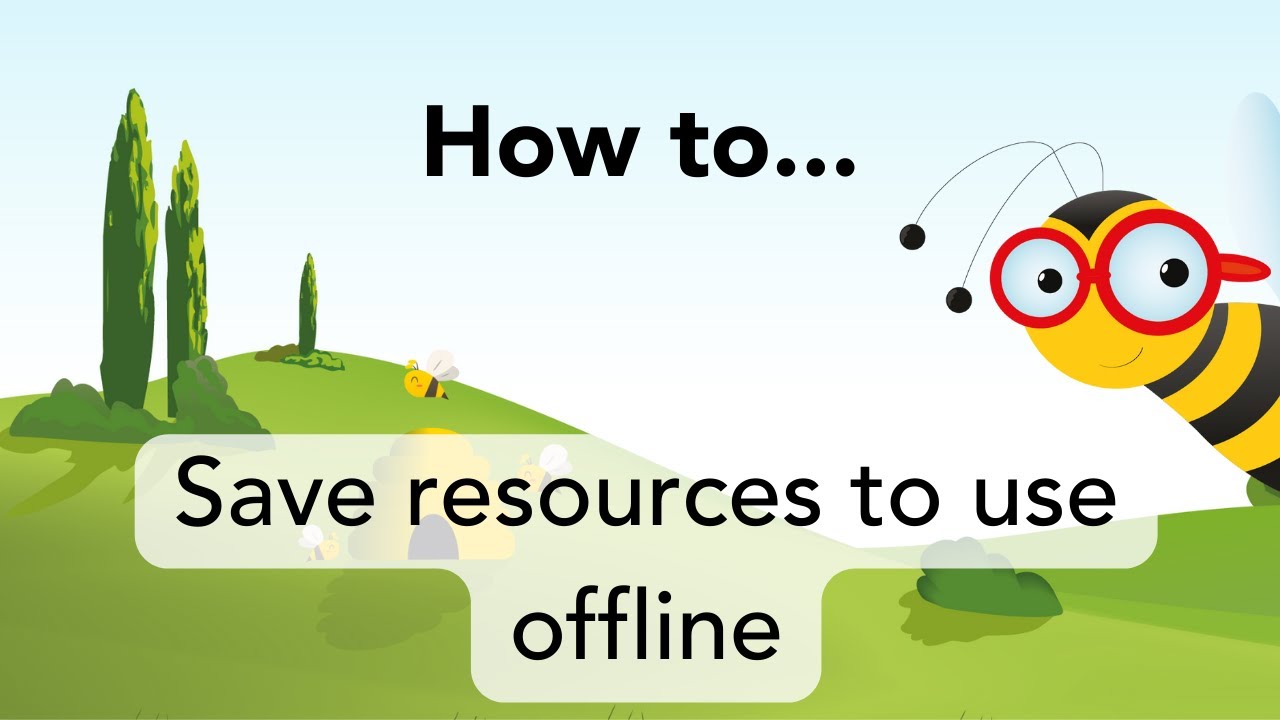 How to... Save resources to use offline - YouTube