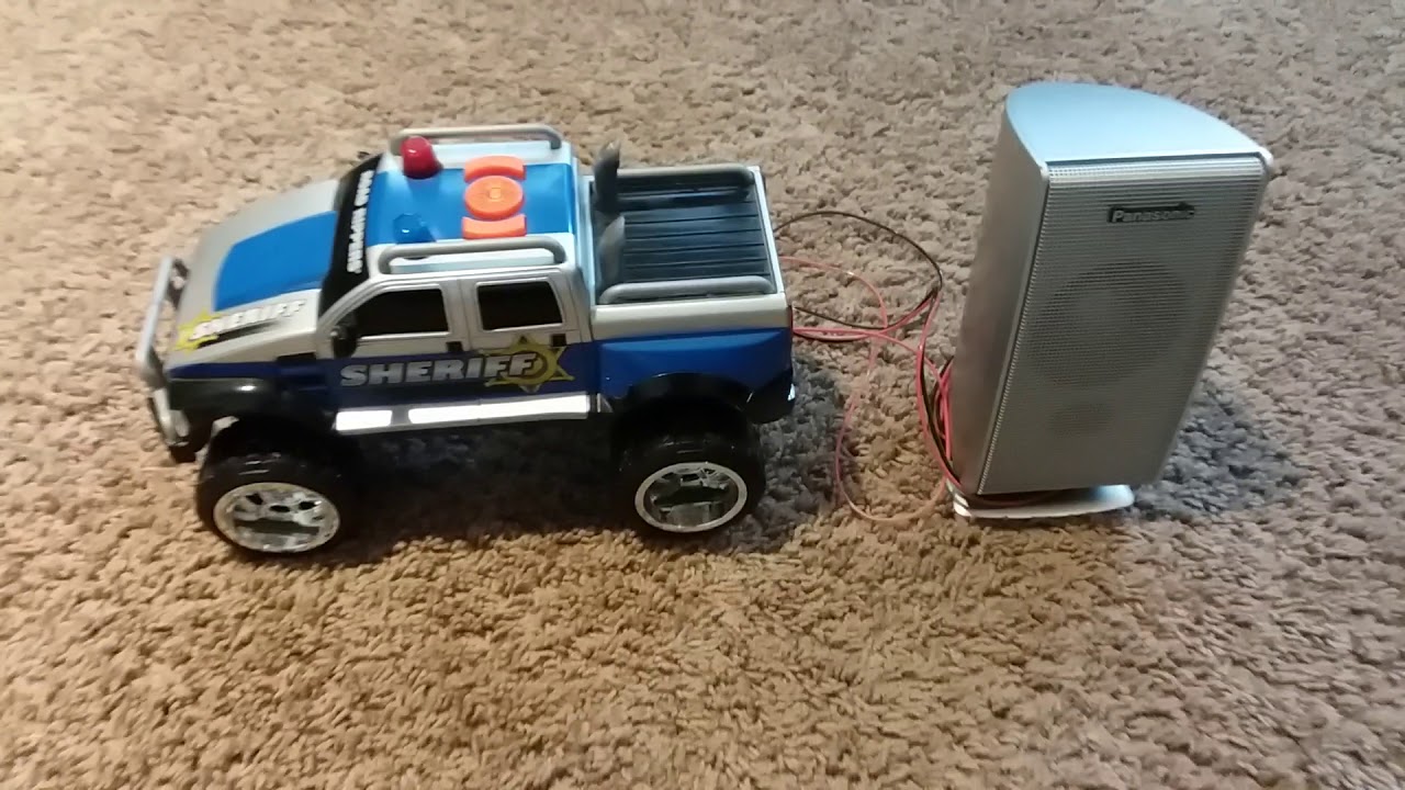 Road Rippers heavy duty rush and rescue sheriff truck with speaker ...