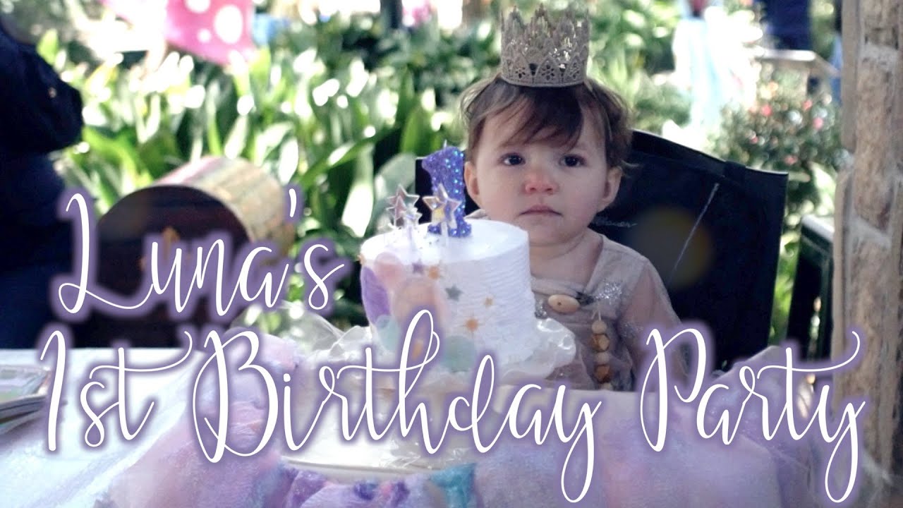 Luna's 1st Birthday Party - YouTube
