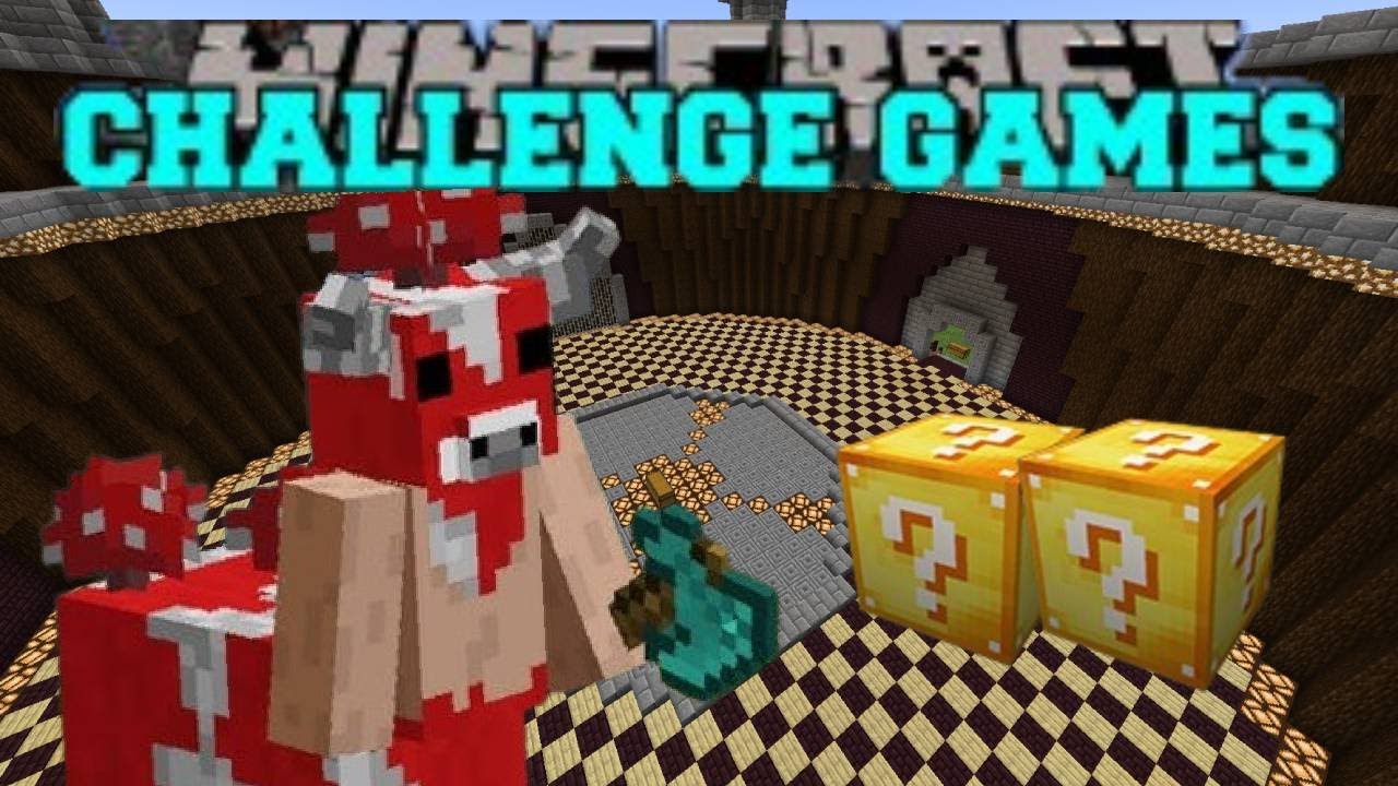 Minecraft: MINOSHROOM CHALLENGE GAMES - Modded Mini-Game Ft. Z4Y - YouTube