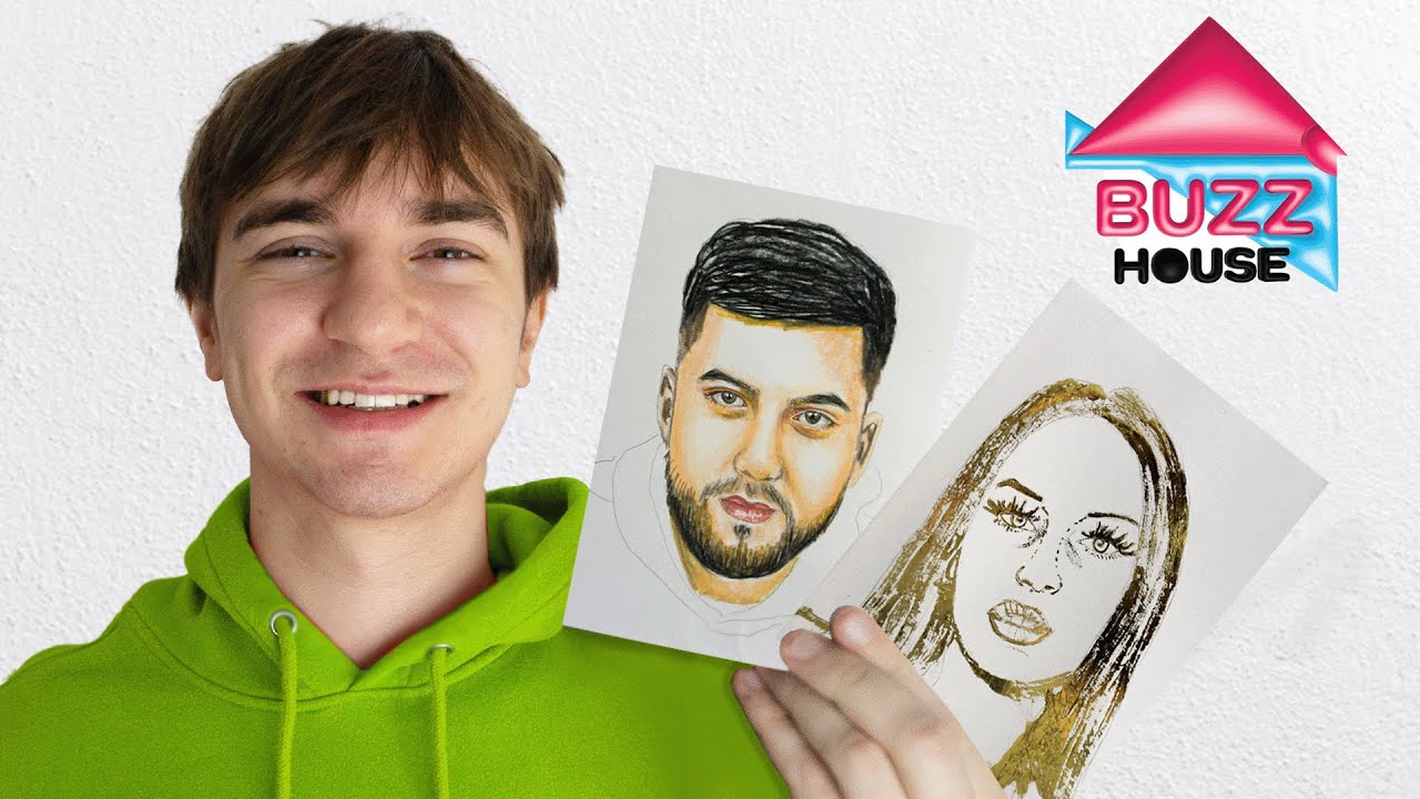 DESENEZ concurentii BUZZHOUSE in 10 MINUTE! (Iorga, AdrianElicopter ...