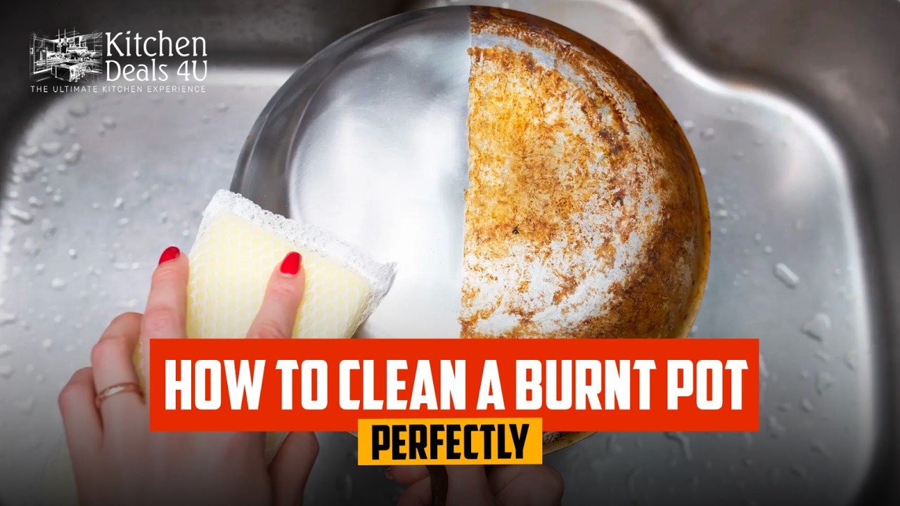 How to Clean a Burnt Pot in MINUTES | 10 GENIUS Methods That ACTUALLY ...