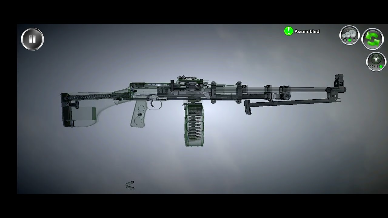 HOW IT WORK RPD MACHINE GUN - YouTube