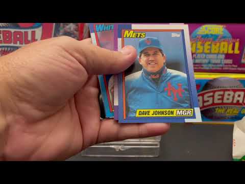 Baseball Junk Wax Pack Opening 1990 Topps Wax Pack Opening Looking For