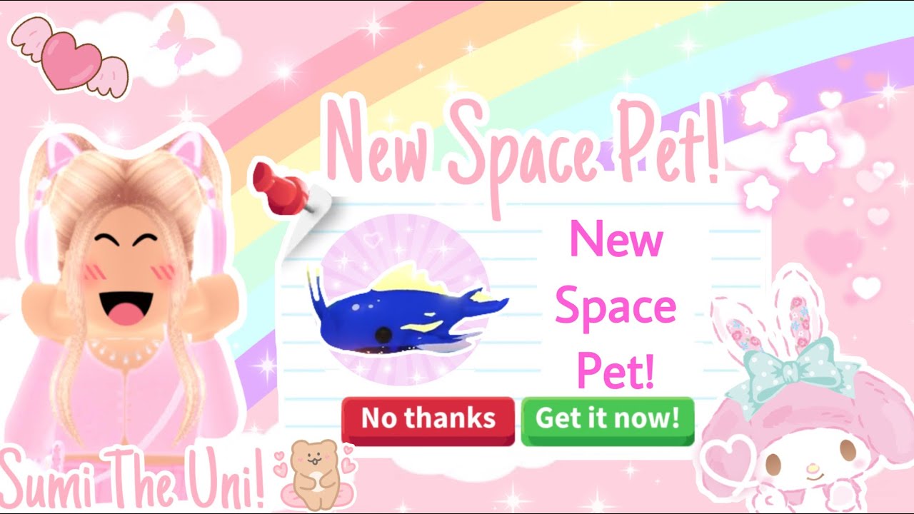 New *SPACE PET* coming to Adopt Me! 🥳💖🎉🌈(Roblox) - YouTube