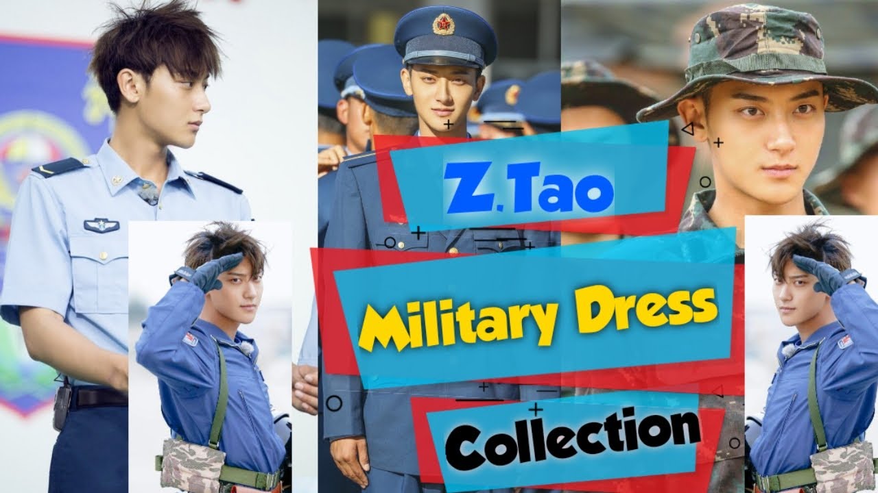 Huang Zi Tao Military Uniform Collection | Z.Tao | - YouTube