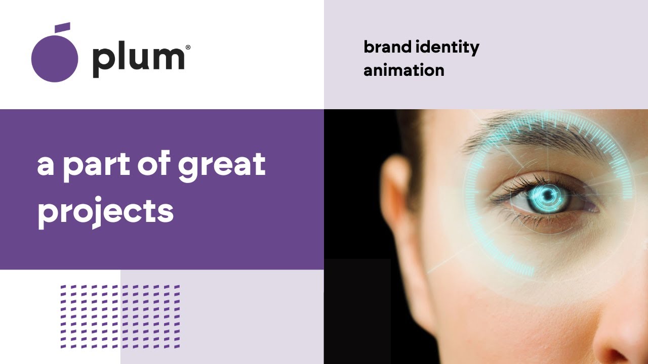 PLUM | a part of great projects | brand identity animation | 2023 - YouTube