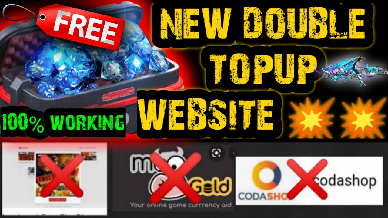 Double Top Up Diamond Website In Free Fire with proof 101%working 💯💥 ...