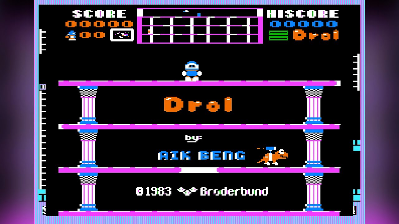 Drol - longplay - Broderbund / Sega, 1983 - Apple II - platformer ...
